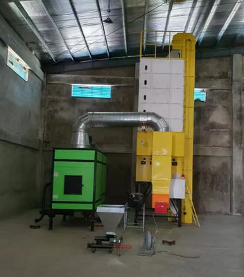 6 Ton/batch Small Grain Dryer With Husk Stove and Diesel Burner