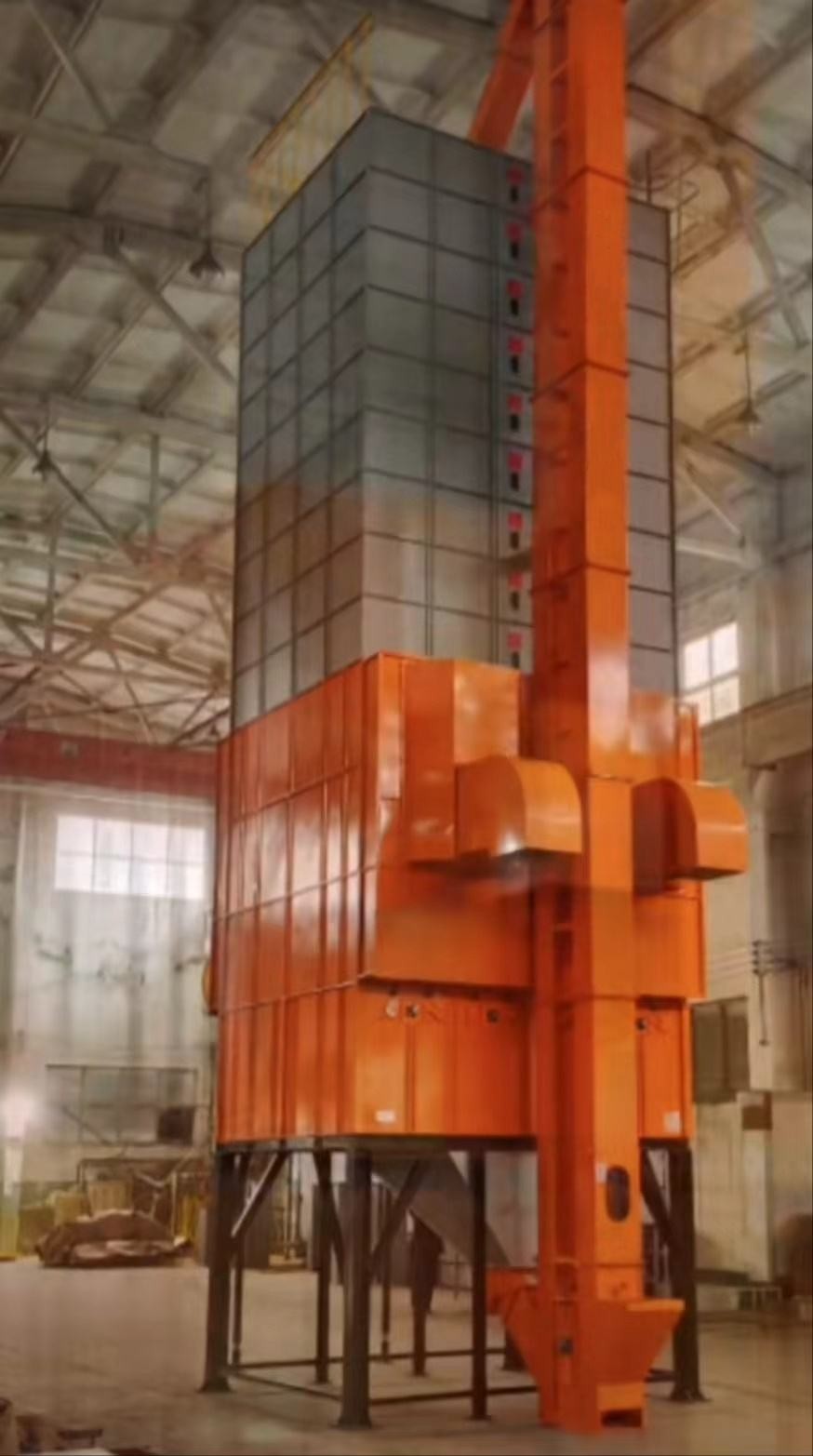 30 Tons Low Temperature Circulating Rice Paddy Grain Dryer With Husk ...