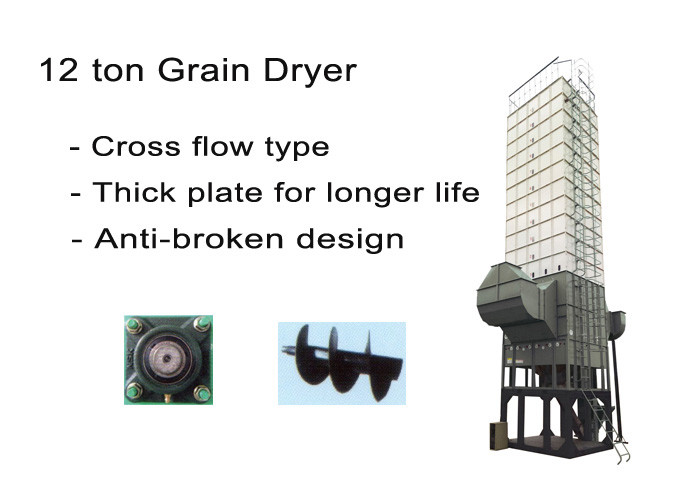 Low Temperature Cross Flow Dryer / Small Scale Corn Dryer With Large ...