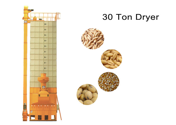 Fully Automatic Control Batch Grain Dryer 30 Ton Per Batch No Pollution