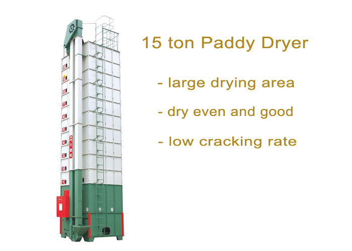 15 Ton Per Batch Maize Grain Dryer , Easy Operation Recirculating Batch ...