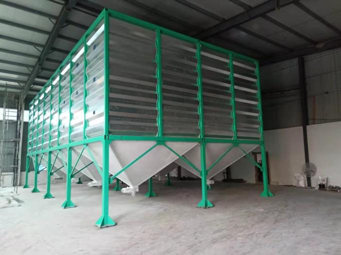 Fully Enclosed Design Knock Down Wet Silo For Paddy Holding Bin With ...